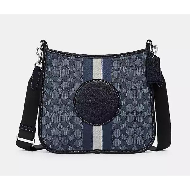 Coach Dempsey File Bag In Signature Jacquard With Stripe And Coach ...
