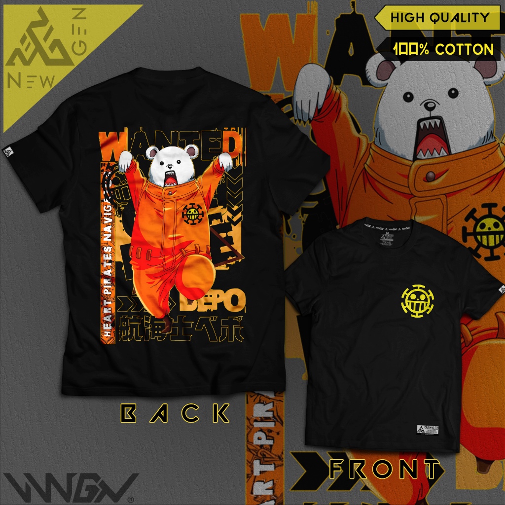 Bepo Panda - One Piece Shirt || NEWGEN® Clothing | Pro Club Authentic ...