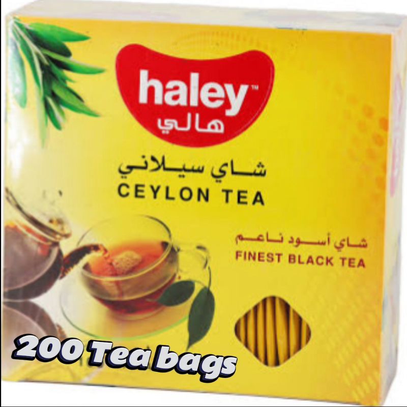 Haley Ceylon Finest Black Tea 200 Tea Bags Product of Sri Lanka ...