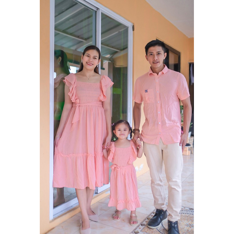 Kayish CHAMARI apricot family set casual ootd holiday color of the year ...