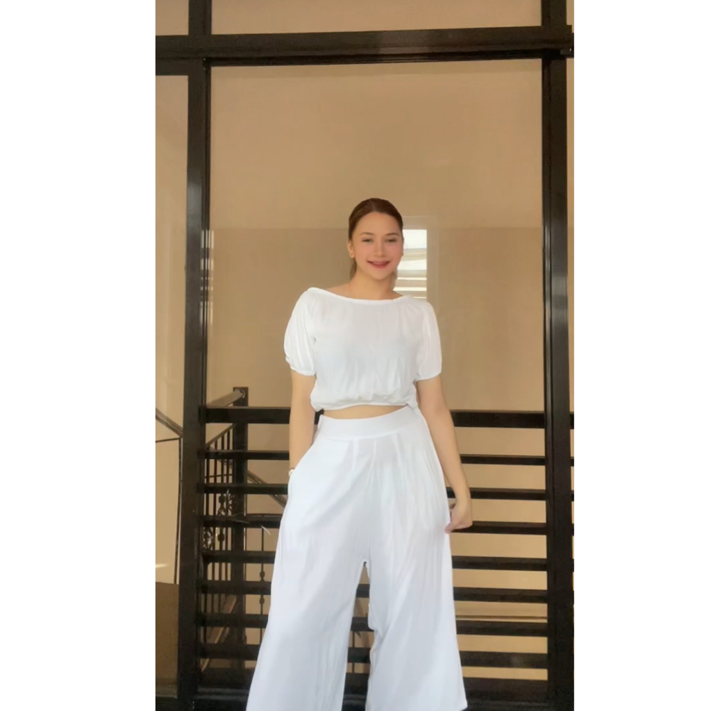 SC White Terno Coordinates Set | Shopee Philippines