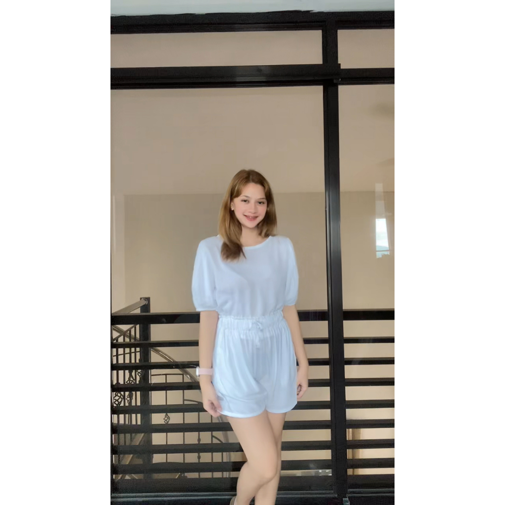 SC White Terno Coordinates Set | Shopee Philippines