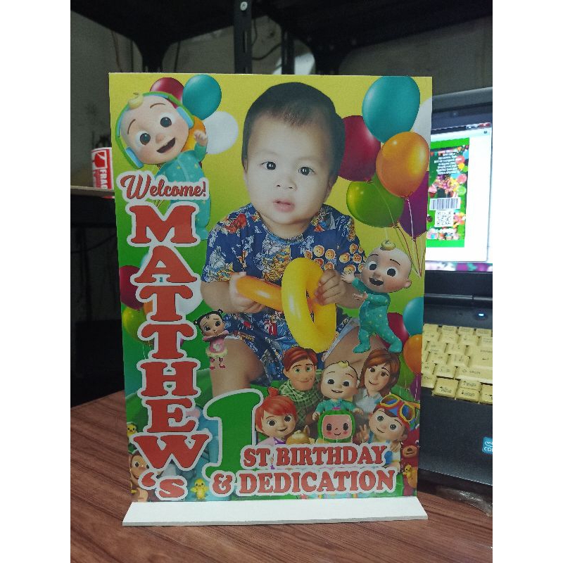 Welcome Board Table Standee A4 size | Shopee Philippines