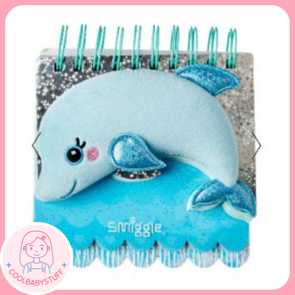 Smiggle Bestie Plush Dolphin Notepad Jotter | Shopee Philippines