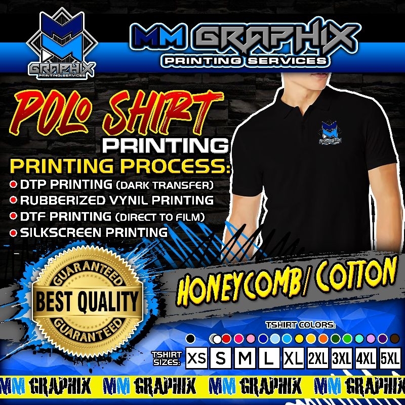 POLO SHIRT PRINTING | MM Graphix | Shopee Philippines