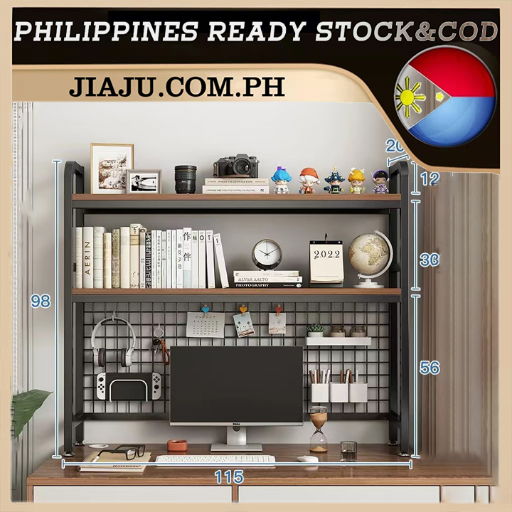 ⚡️COD⚡️Desktop Organizer Tabletop Rack Multi-laver Student Bookshelf ...