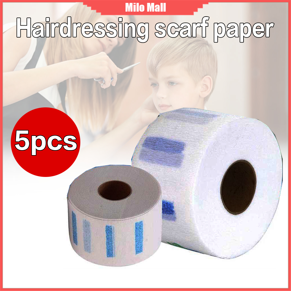 5PCS White Neck Paper Neck Tape Neck Tissue Barbers Or Salon barbers ...