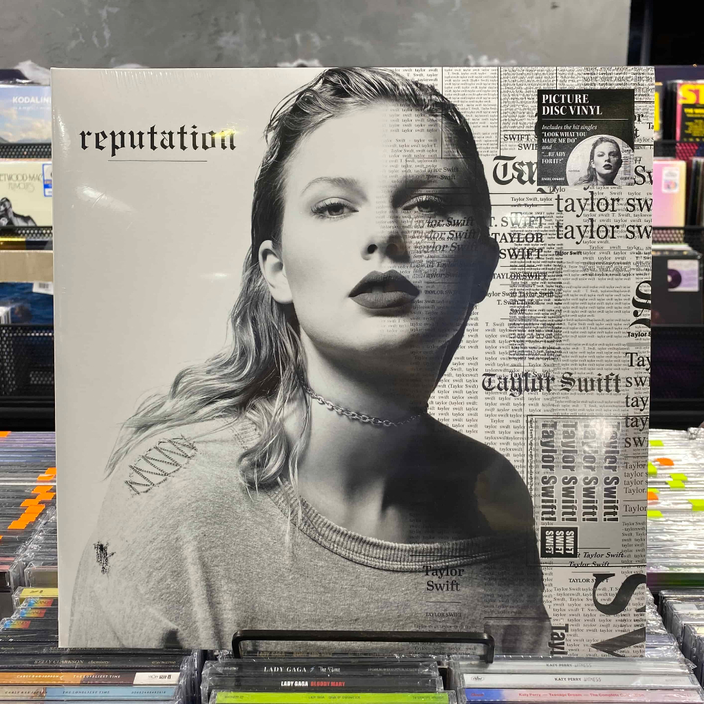 TAYLOR SWIFT Reputation Vinyl (Picture Disc, 2LP) | Shopee Philippines