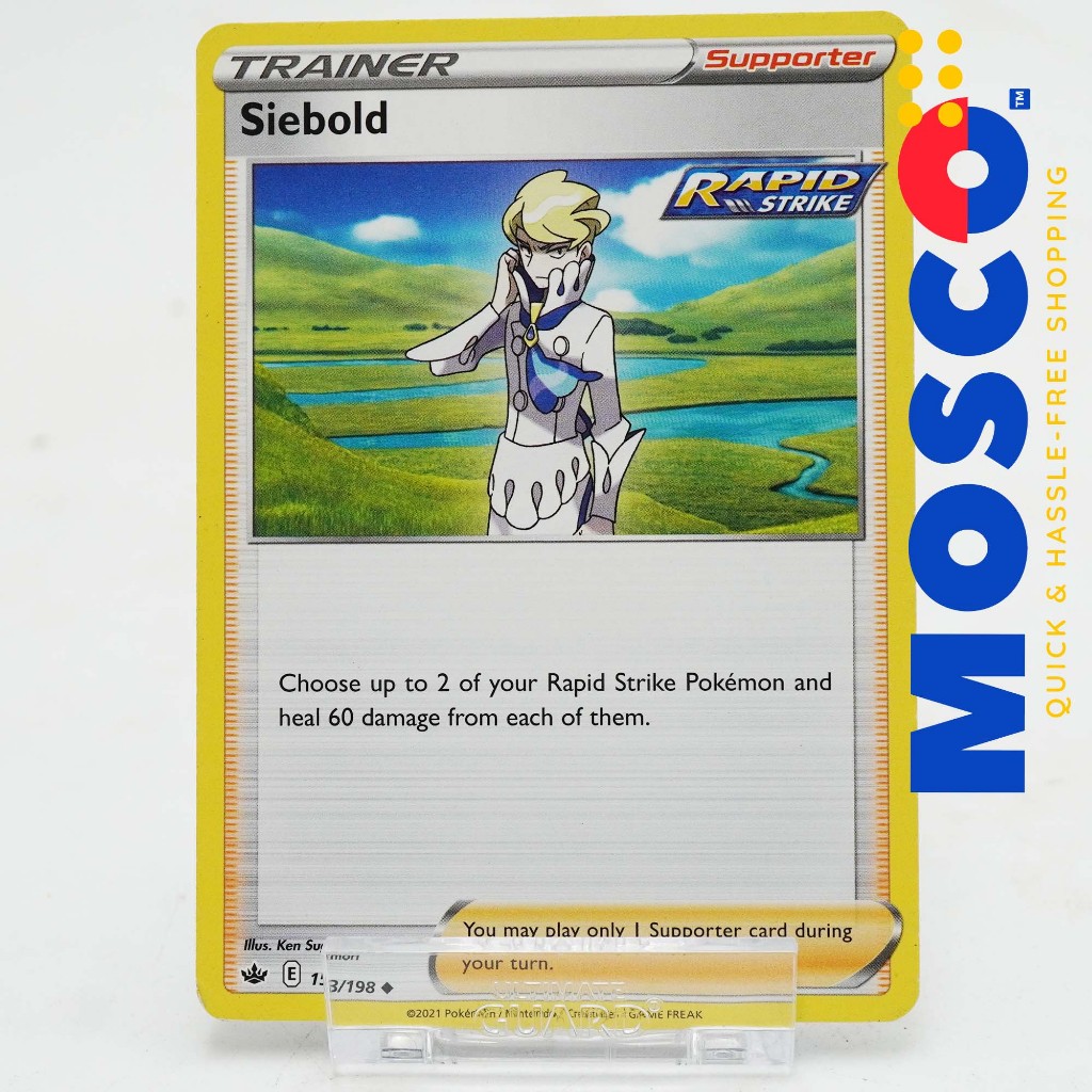 Siebold - 153/198 - Uncommon | Supporter Cards Pokemon TCG | Shopee Philippines