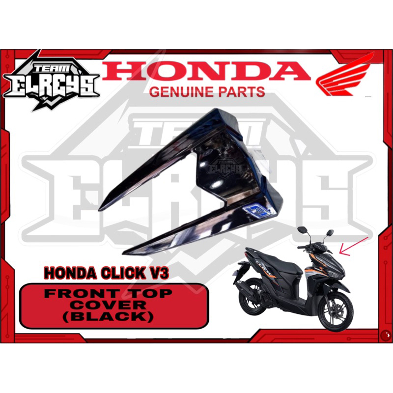 STOCK FRONT TOP COVER FOR CLICK V3 125 | Shopee Philippines