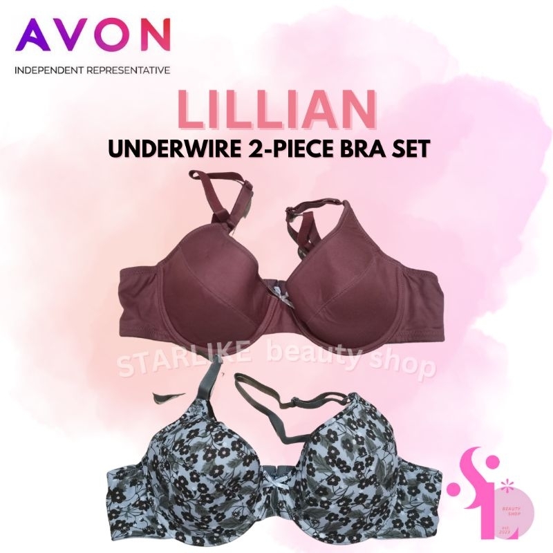 AVON LILLIAN Underwire 2-Piece Bra Set | Shopee Philippines