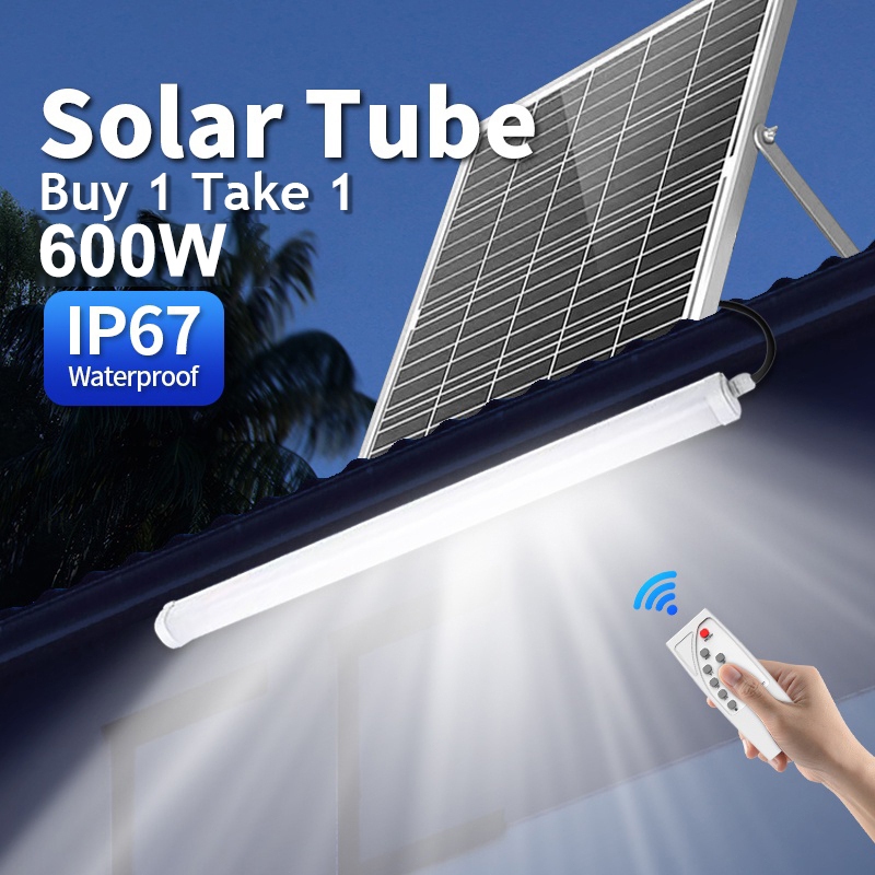 3 color Solar Light Tube Rechargeable LED Solar Emergency Light ...