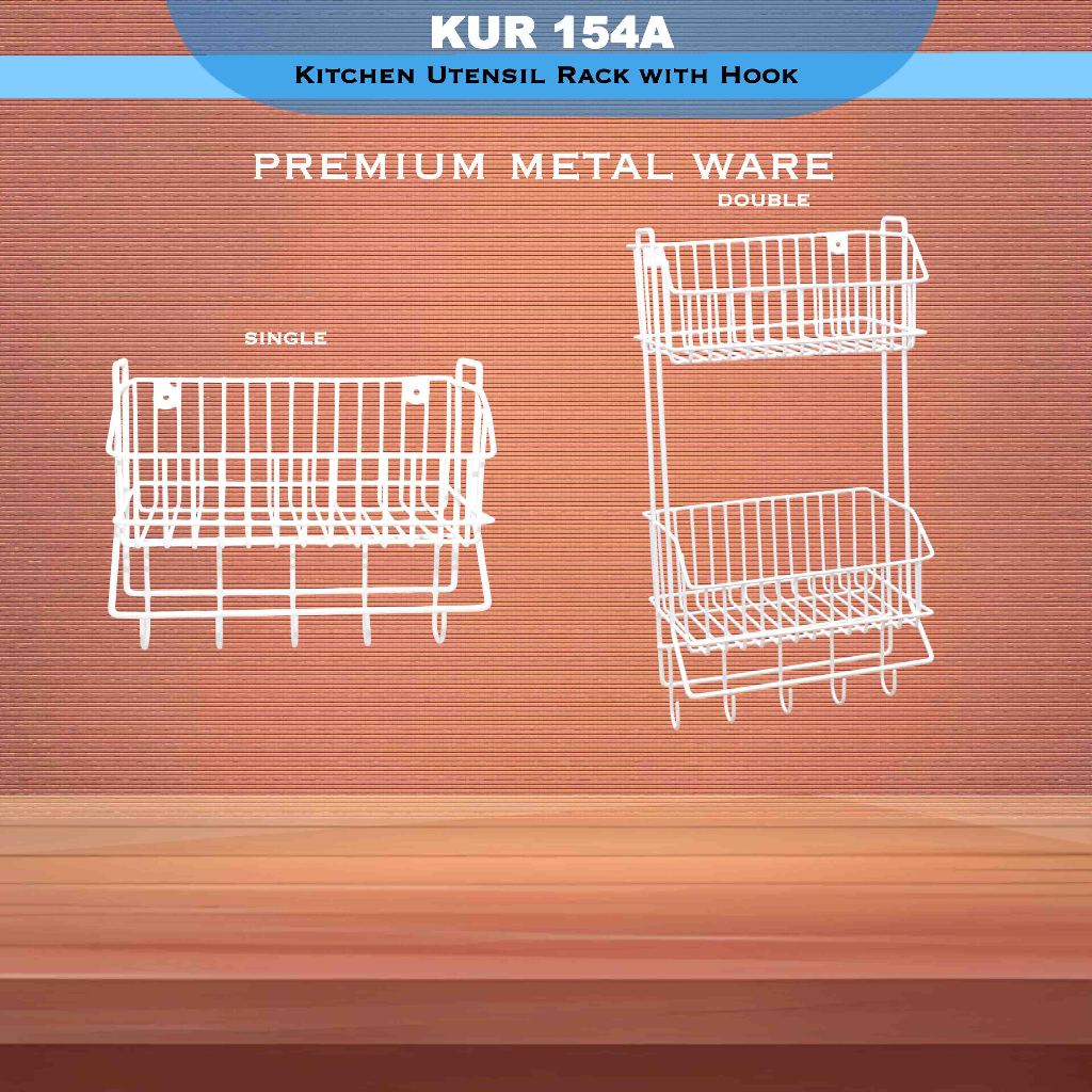 (SME) | Kitchen Utensils Rack | Bathroom Rack | Storage Organizer Rack ...