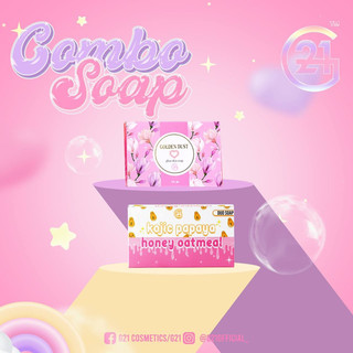 G21 BEST SELLING COMBO SOAP (KOJIC PAPAYA HONEY OATMEAL SOAP + GOLDEN ...