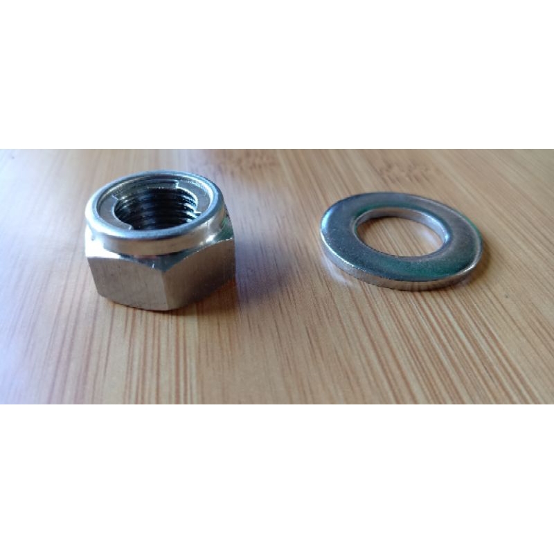 REAR WHEEL STAINLESS NUT for JOG and MIO SPORTY ( SELF LOCKING NUT ...