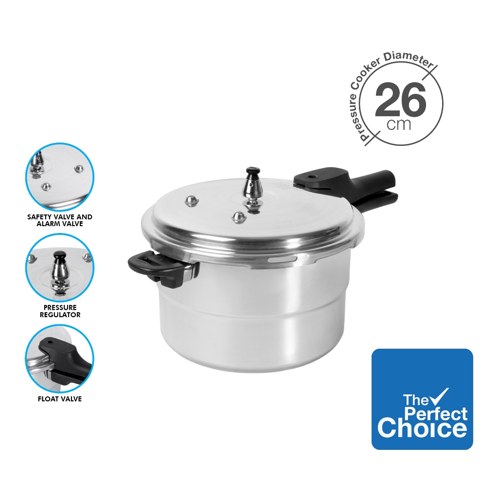The Perfect Choice Pressure Cooker 9L 100% Food Grade Materials Durable ...