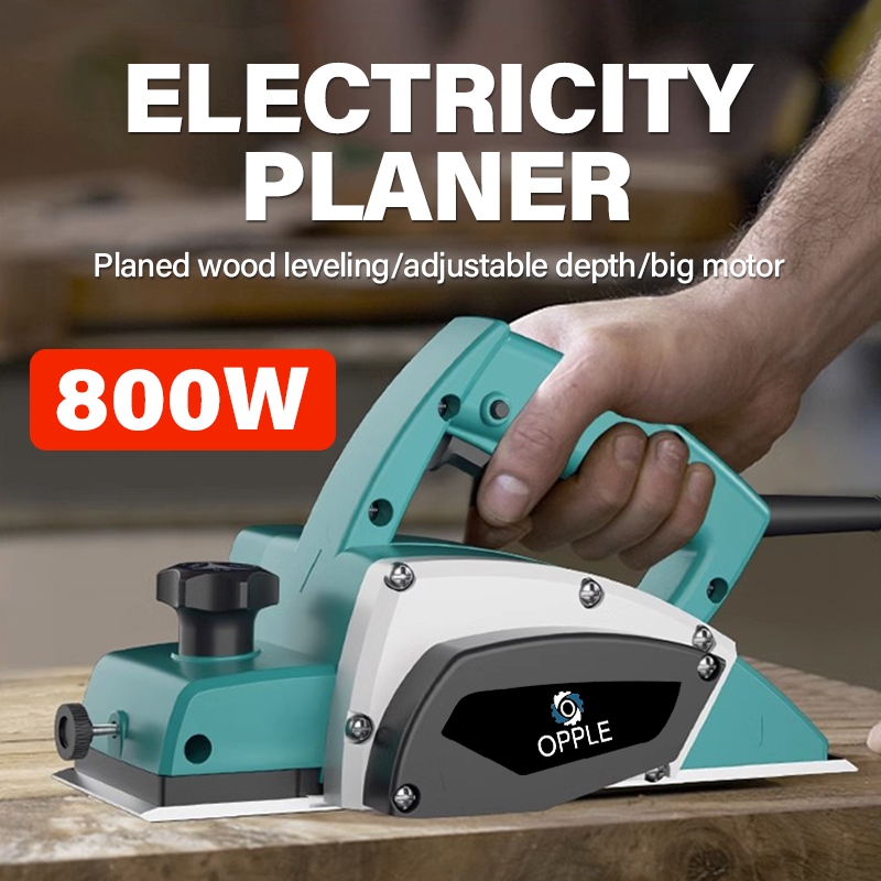 【Warranty】Power Planer Tool 800W Electric Wood Planer N1900B for ...