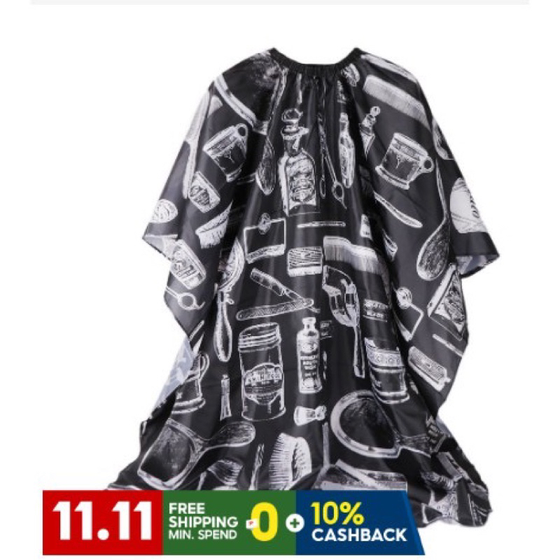 BARBER CAPE WITH DESIGN BIG SIZE FOR BARBERS | Shopee Philippines