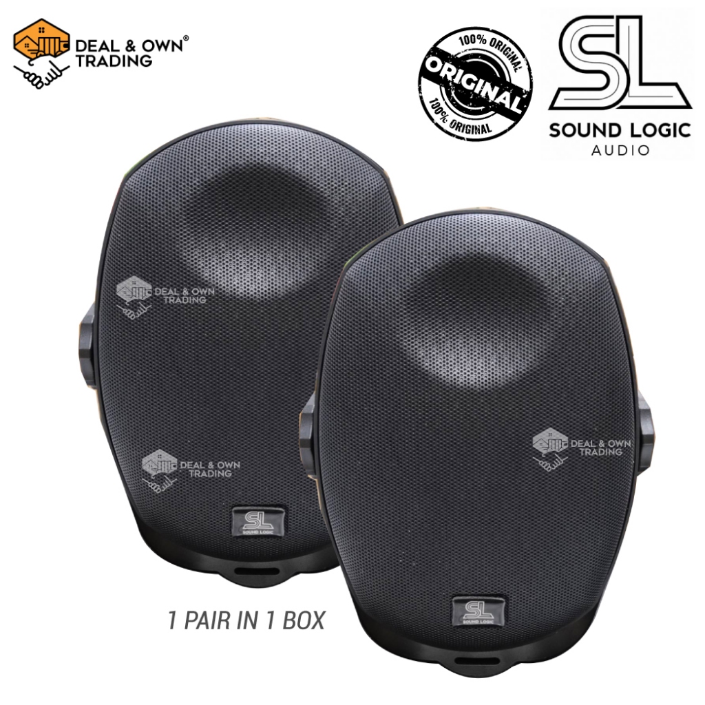 Original Sound logic AW05B 5" Passive Wall Speaker 30W RMS, 60W Peak ...