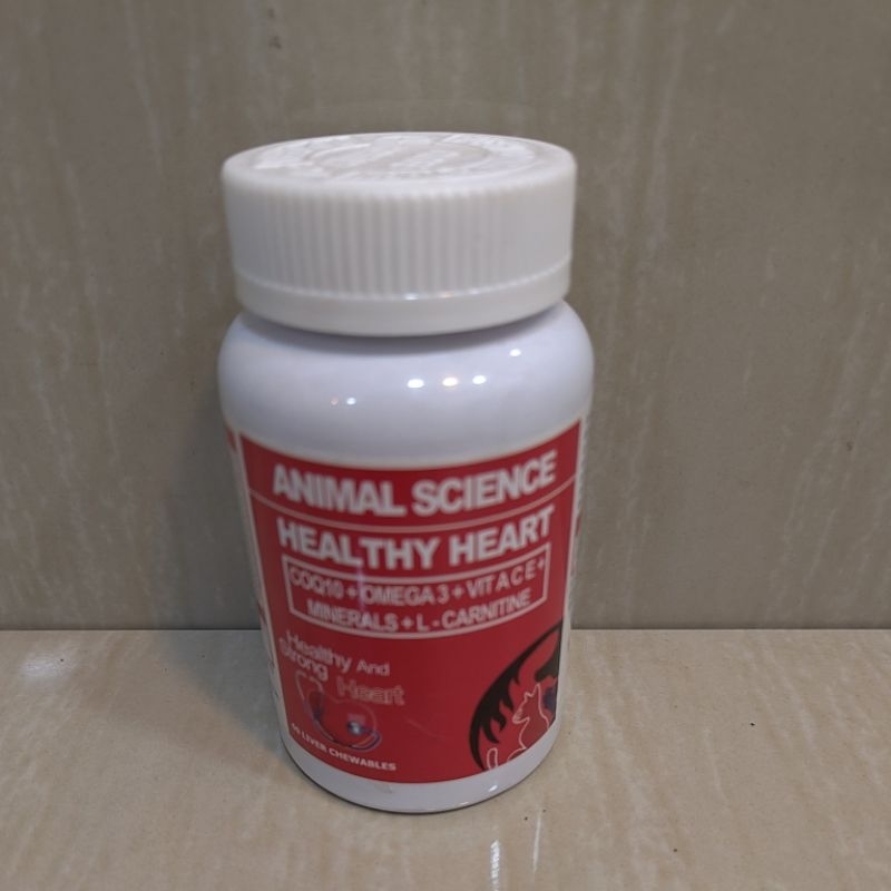 Animal Science Healthy Heart Dog 1 Bottle (60 Tablets) | Shopee Philippines