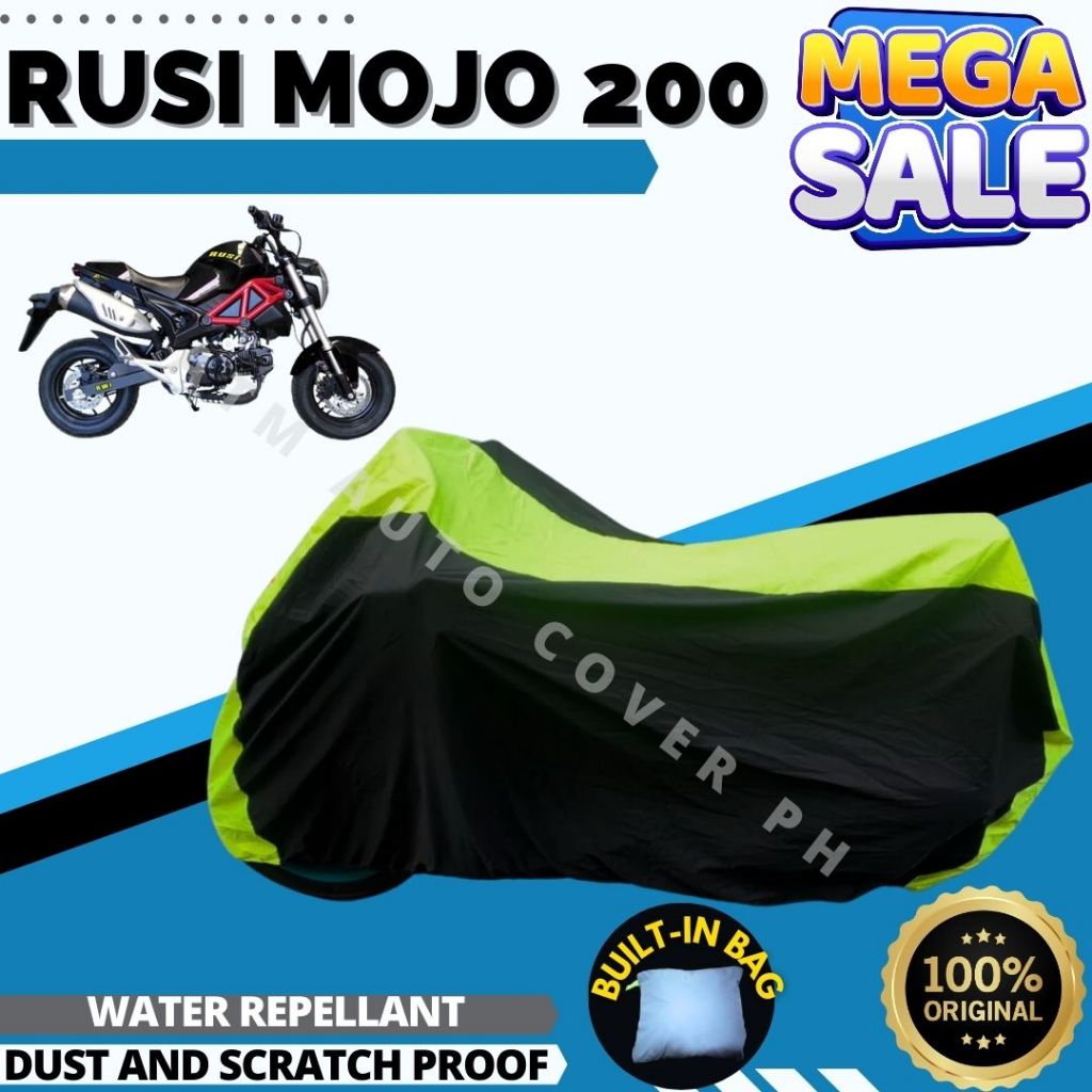 RUSI MOJO 200 HIGH QUALITY MOTOR COVER - WATER REPELLANT SCRATCH AND ...