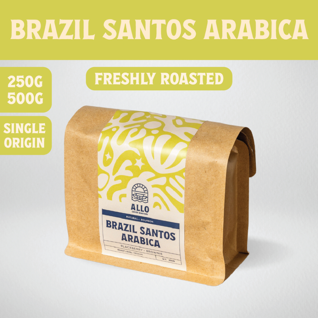 Brazil Santos Arabica | Roasted Coffee beans | Allo Coffee Roasters ...