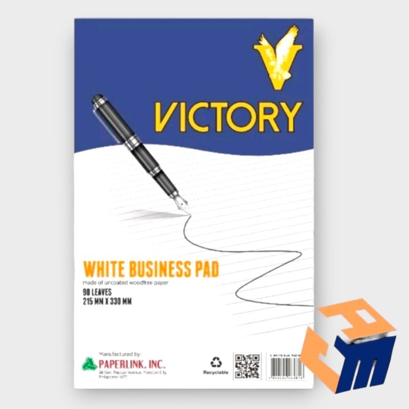 Victory White Business Pad 90 Leaves | Shopee Philippines