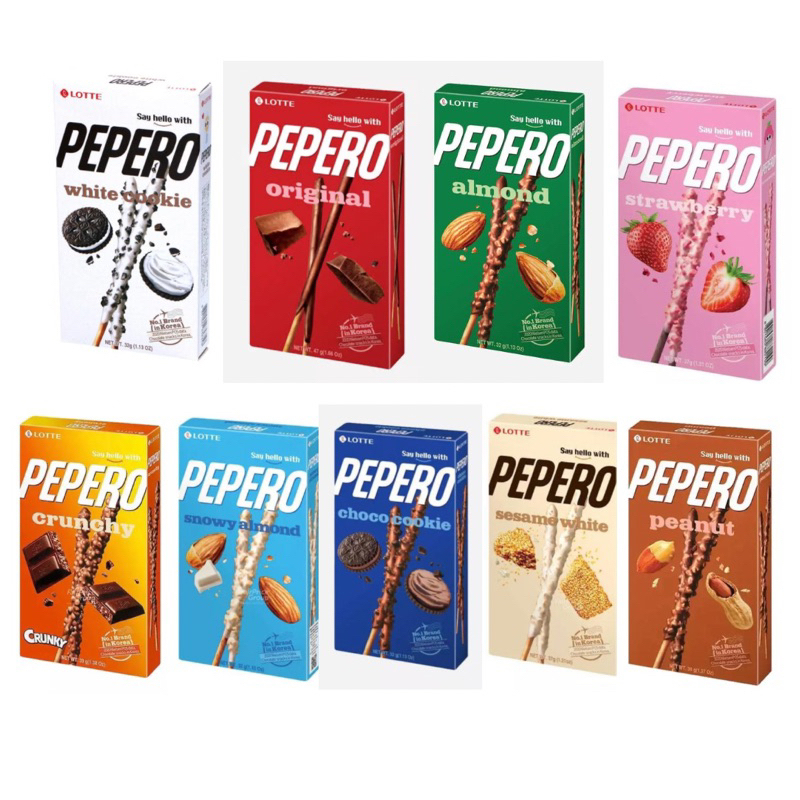Lotte Pepero Chocolate Stick Biscuit Legit From Korea Different Flavors