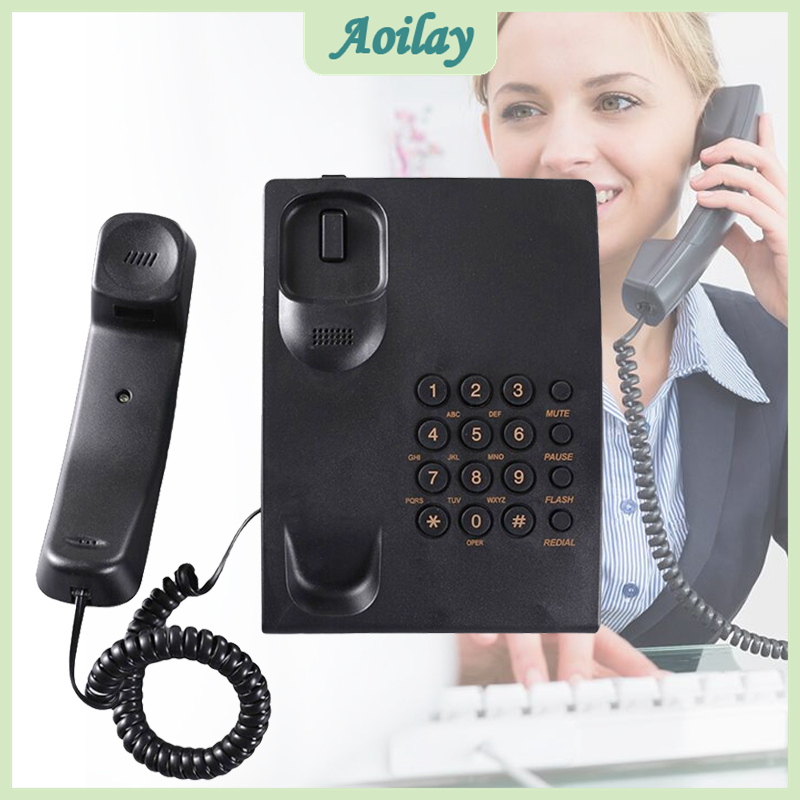 Wired Landline Single Line Corded Telephone Hotel Landline Home ...