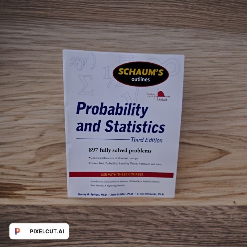 Schaums outline Statistic and Probability Third edition onhand | Shopee ...