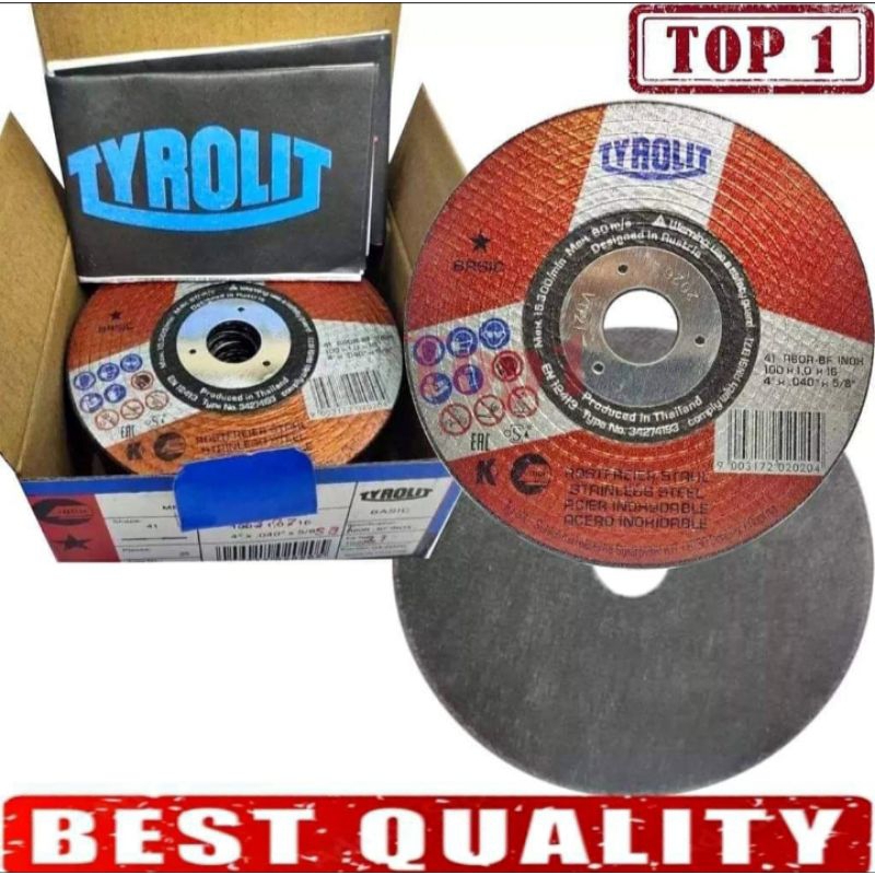 Tyrolit cutting disc Stainless superthin 1mm” 4inches SOLD 25PCS ...