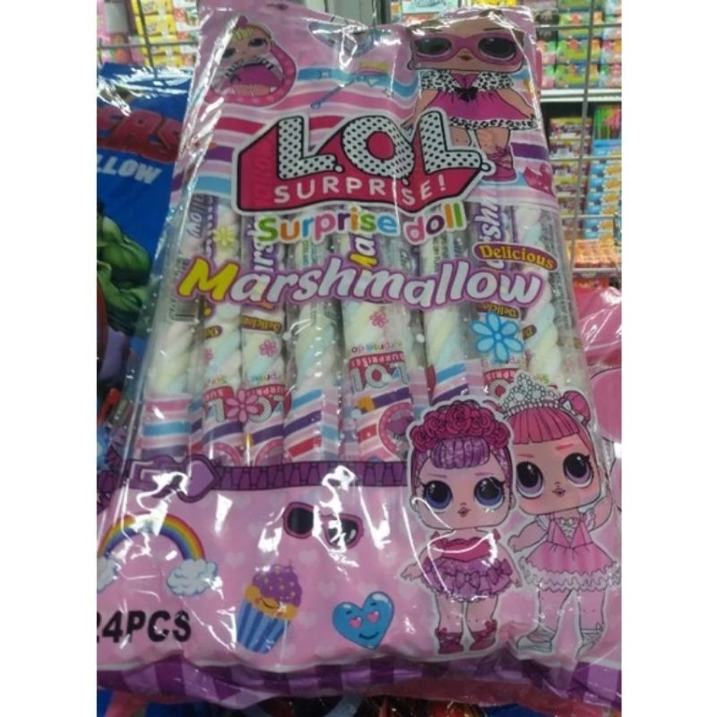 24pcs LOL Marshmallows Character Disney Princess Mickey Mouse Frozen ...