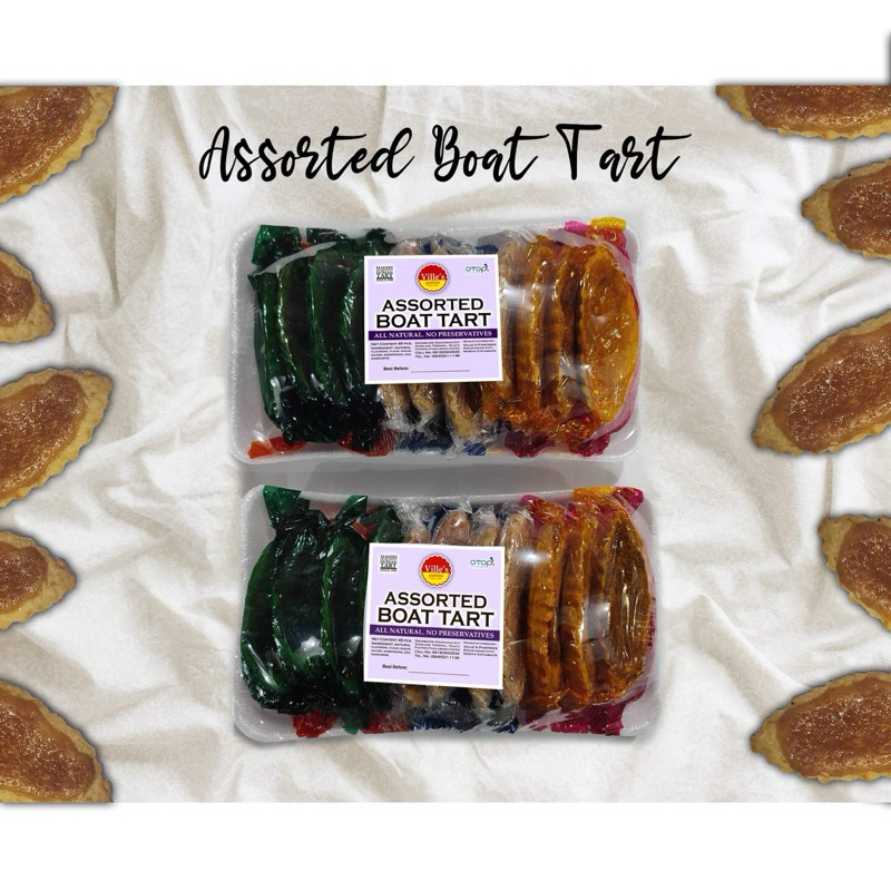 Ville’s Boat Tart (23pcs) | Shopee Philippines