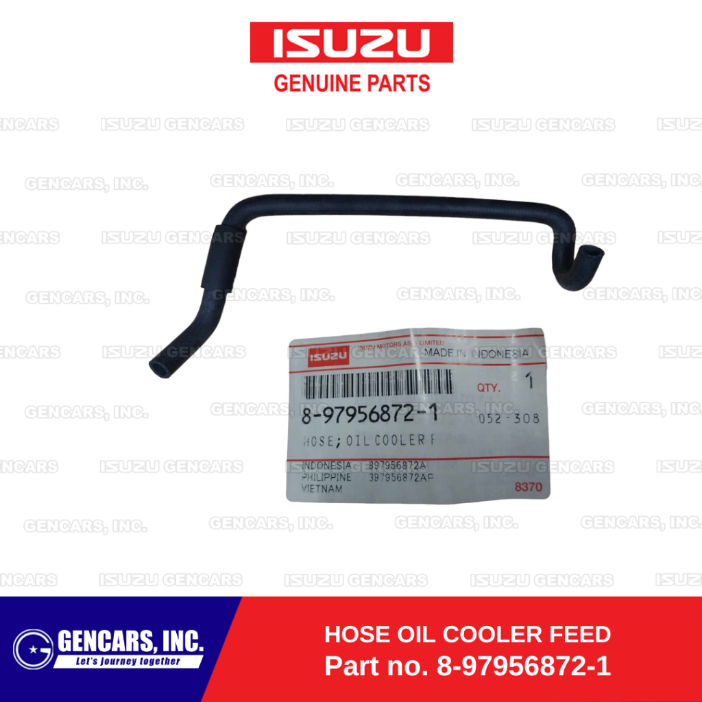 Isuzu Hose Oil Cooler Feed for Crosswind w/o Turbo (8979568721 ...