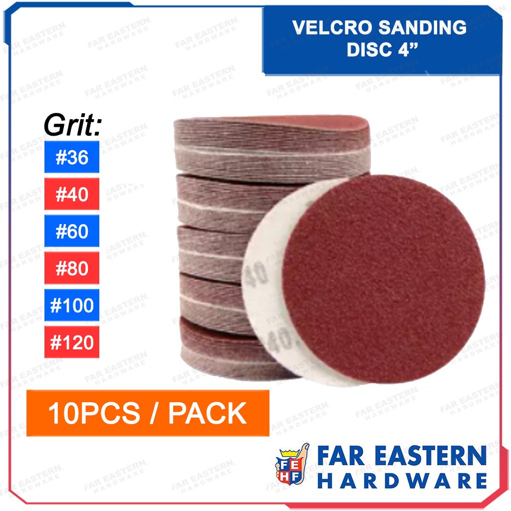 Velcro Sanding Disc 4" for Orbital Sander 10PCS / PACK | Shopee Philippines