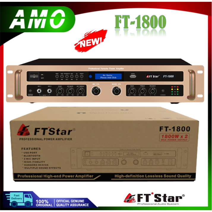 FT Star Professional High-end Power Amplifier FT-1800 FT Star Amplifier ...