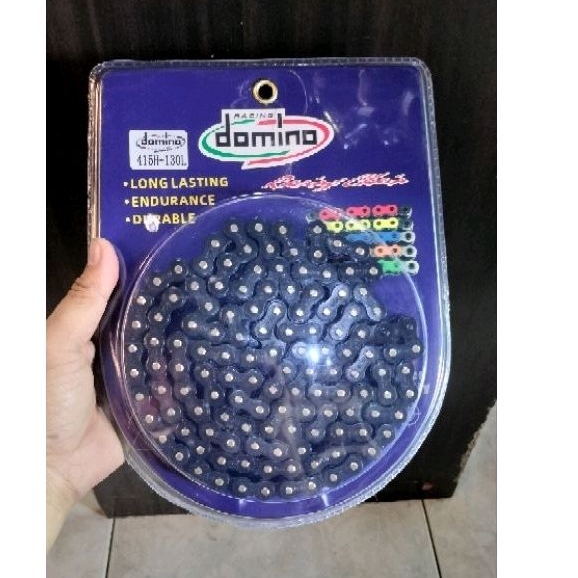 DOMINO RACING CHAIN BLACK ( 415- 130L) | Shopee Philippines