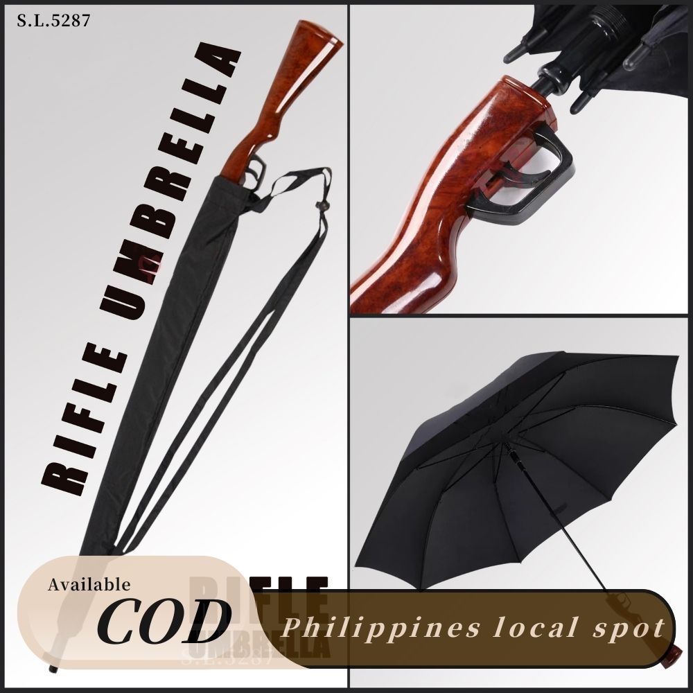 Outdoor Katana Umbrella Sword Blade Japanese Black Samurai Handle ...