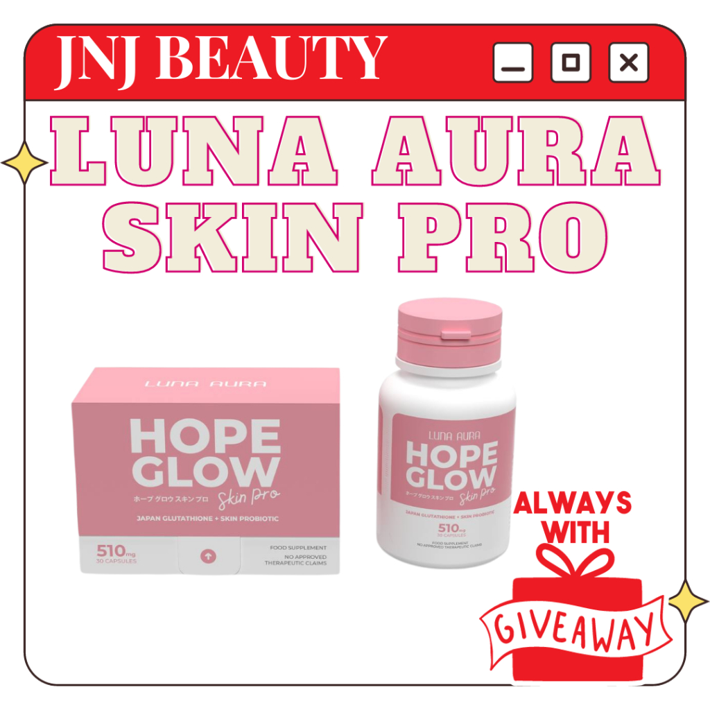 Luna Aura Hope Glow Skin Pro Glutathione with Probiotics | Shopee ...