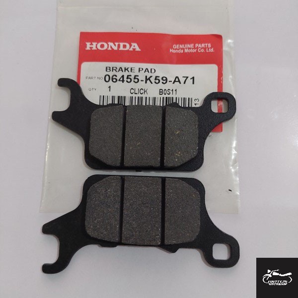 [RJ] BRAKE PAD (FRONT) - Honda Click 125/150 & Click 125i/150i [Genuine ...