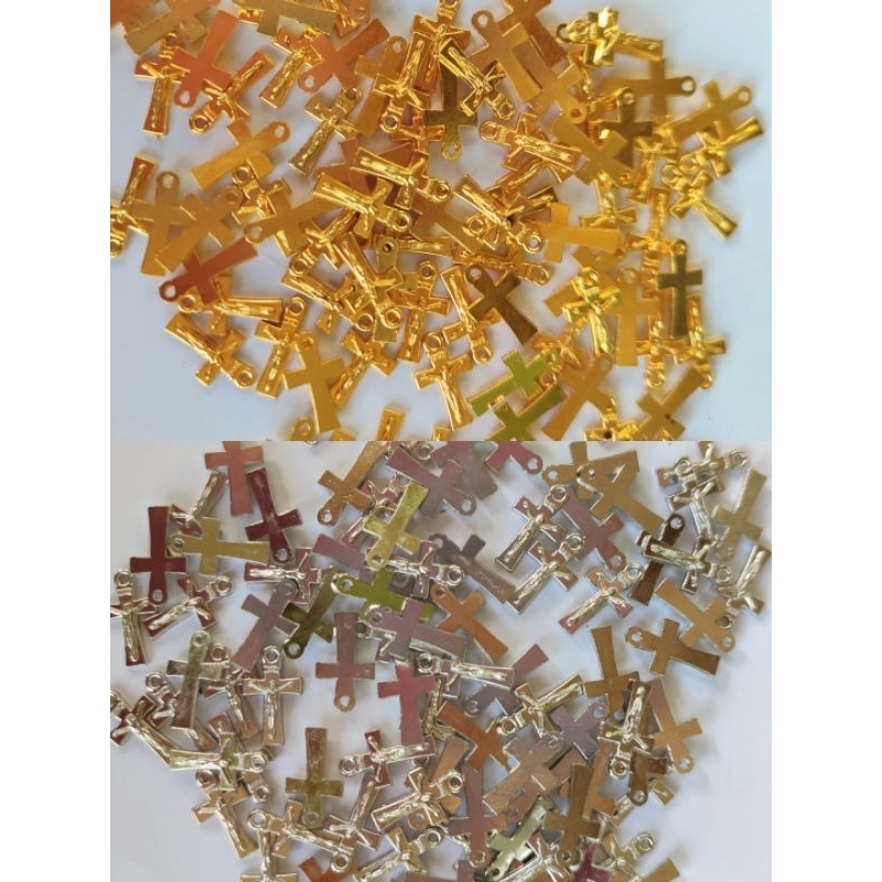 Small Metal Cross Pendant (1.5cmx1cm) | Shopee Philippines