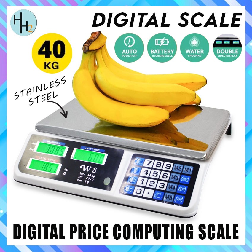 Food Meat Weigh Digital Price Computing Scale / Weighing Scale (NOTE ...
