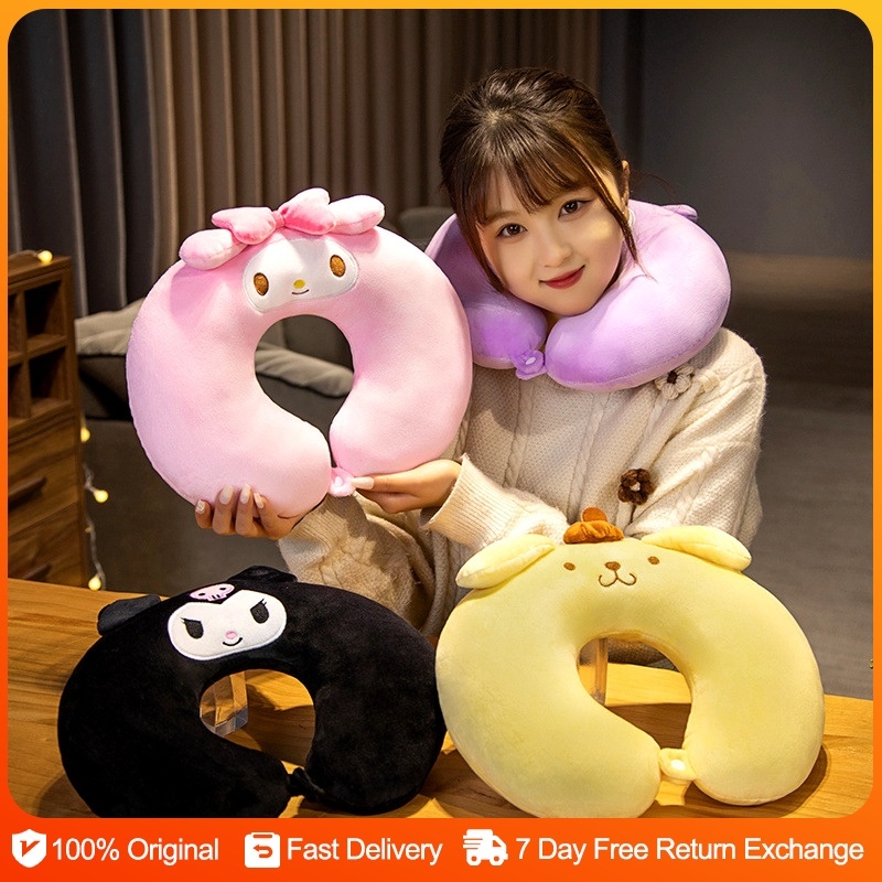 Sanrio U Shaped Soft Pillow Cervical Design kuromi Neck Pillow Travel ...