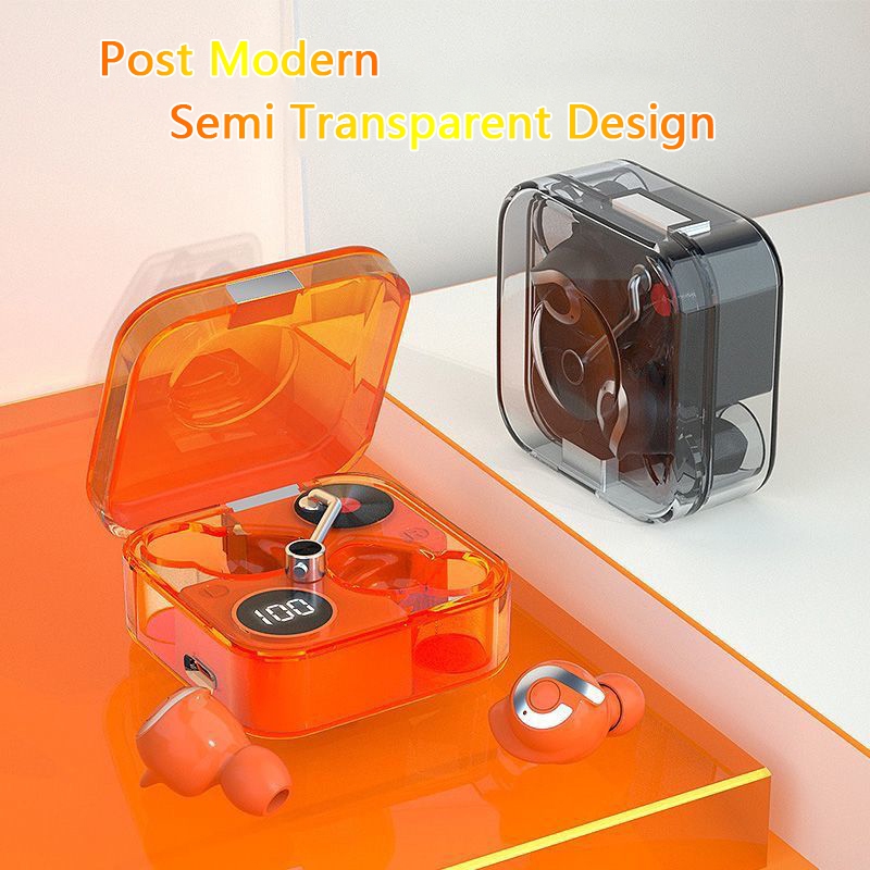 E89 TWS Wireless Earphones Bluetooth5.3 Retro Music Box HiFi Stereo ...