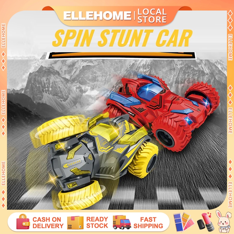 Toy Car，Children's Toy Inertia Racing Morph Car Stunt Rotate Twist 360 ...
