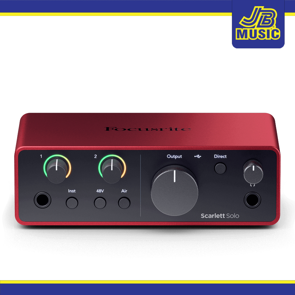 Focusrite - Scarlett Solo 4th Gen USB 1 Mic In Audio Interface | Shopee Philippines