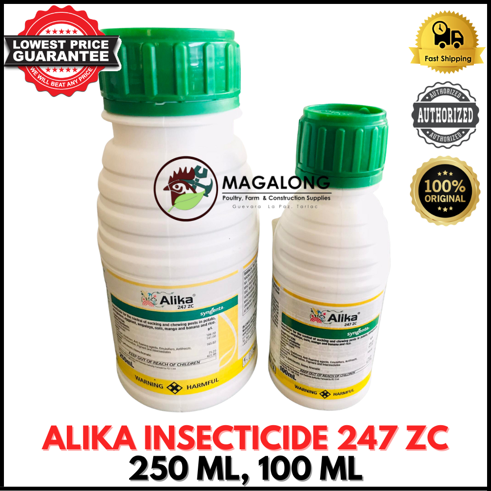 ALIKA INSECTICIDE 247 ZC - LAMBDA-CYHALOTHRIN THIAMETHOXAM Like Lethal ...
