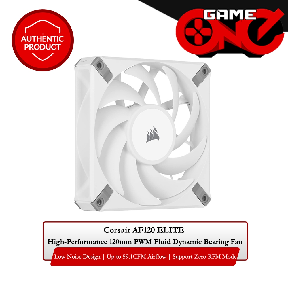 Corsair AF120 ELITE High-Performance 120mm PWM Fluid Dynamic Bearing ...