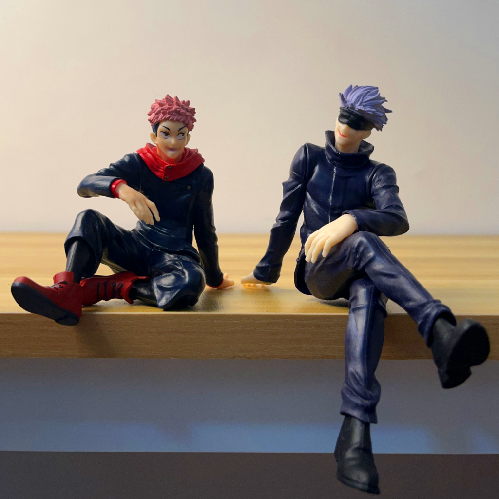 Jujutsu Kaisen Yuji and Gojo Sitting Figure Set (Bootleg) | Shopee ...