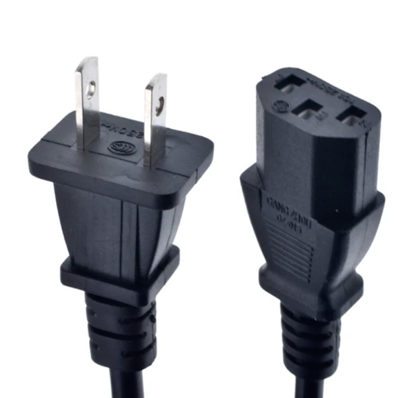 AC Power Supply Adapter Cord Cable Lead 3-Prong for Laptop Charger US Japan 2 pin For PS4 Pro 1 ...